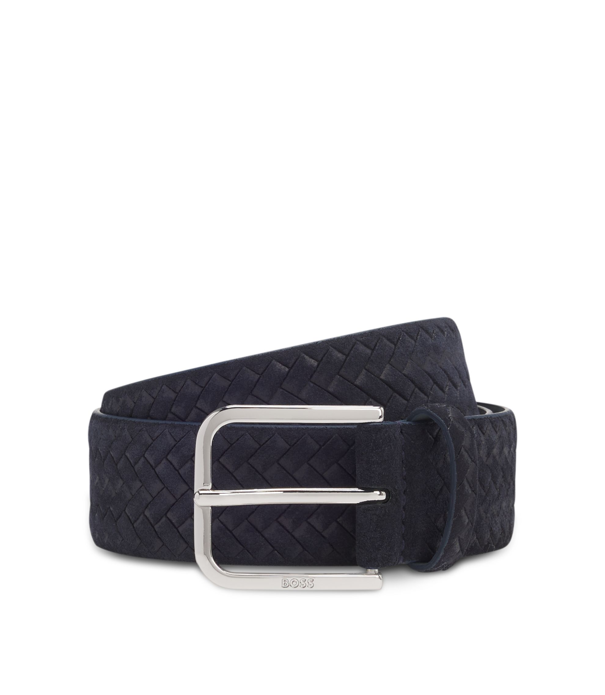 BOGGI MILANO polo-collar regular-fit merino wool jumper s
